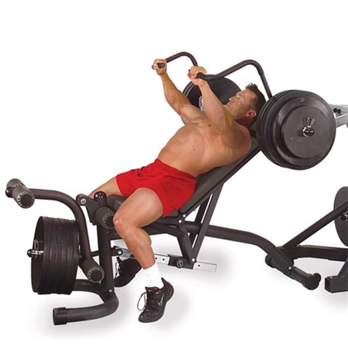 Bodysolid FID46 Olympic Leverage Bench- Flat | MotionFitness