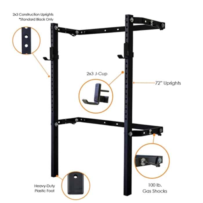 Get Fit with PRX 2×3 Profile Squat Rack | Motion Fitness