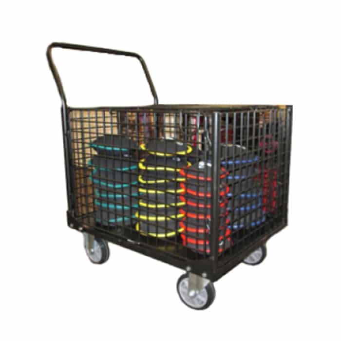 Organize Sandbells with our Storage Cart | MotionFitness