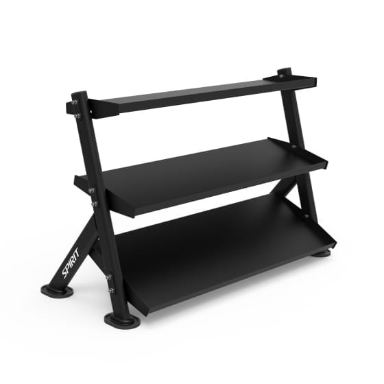 Spirit CSF-3TDB 3 Tier Adjustable DB Rack - Motion Fitness